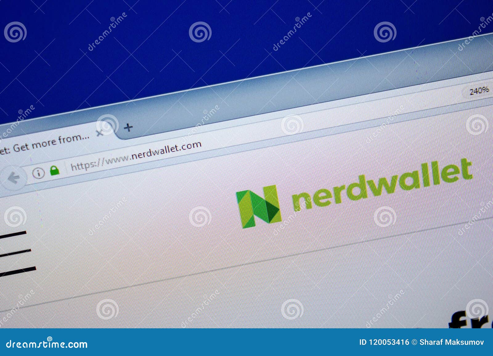 Ryazan, Russia - June 26, 2018: Homepage of NerdWallet Website on the ...