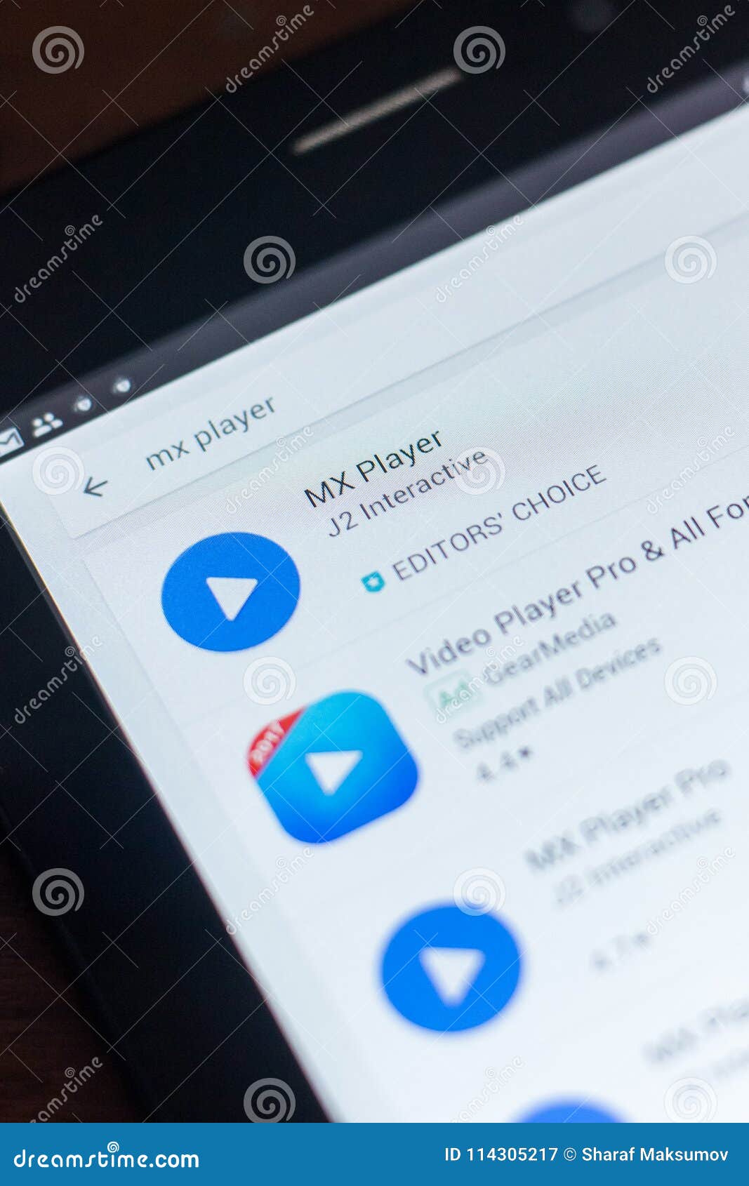 Ryazan, Russia - March 21, 2018 - MX Player Icon in the List of Mobile ...