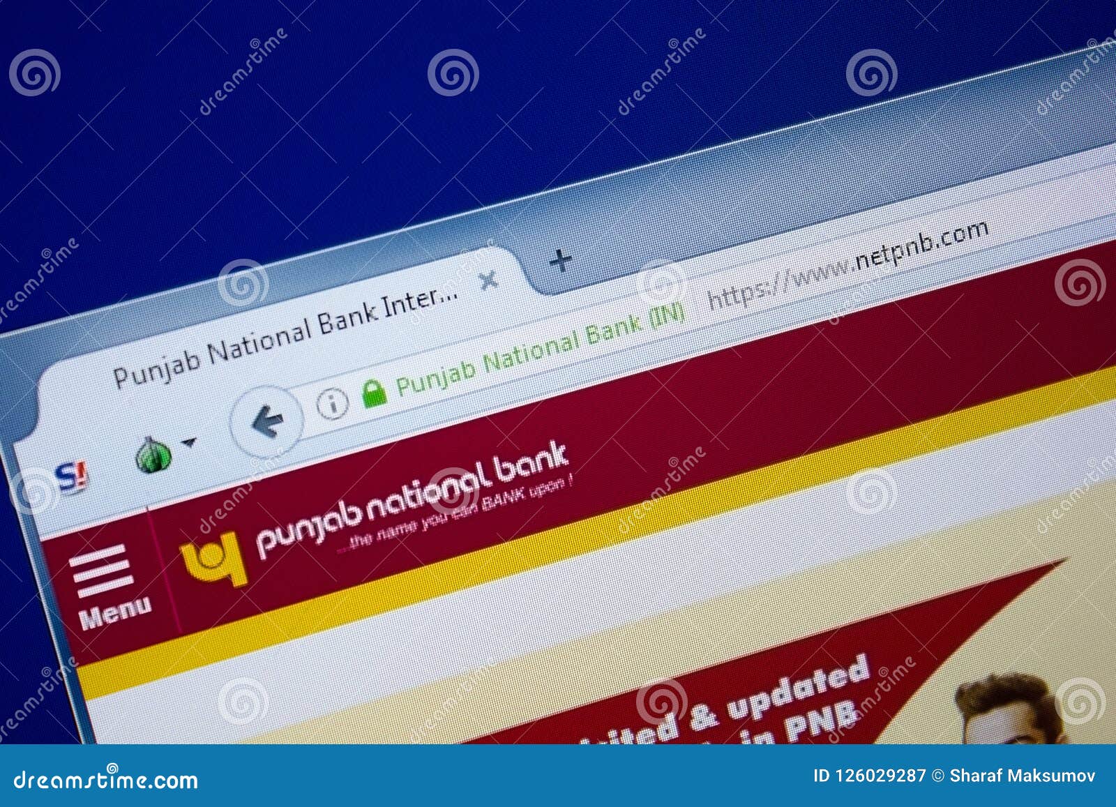 Ryazan, Russia - September 09, 2018: Homepage of Net Pnb Website on the ...