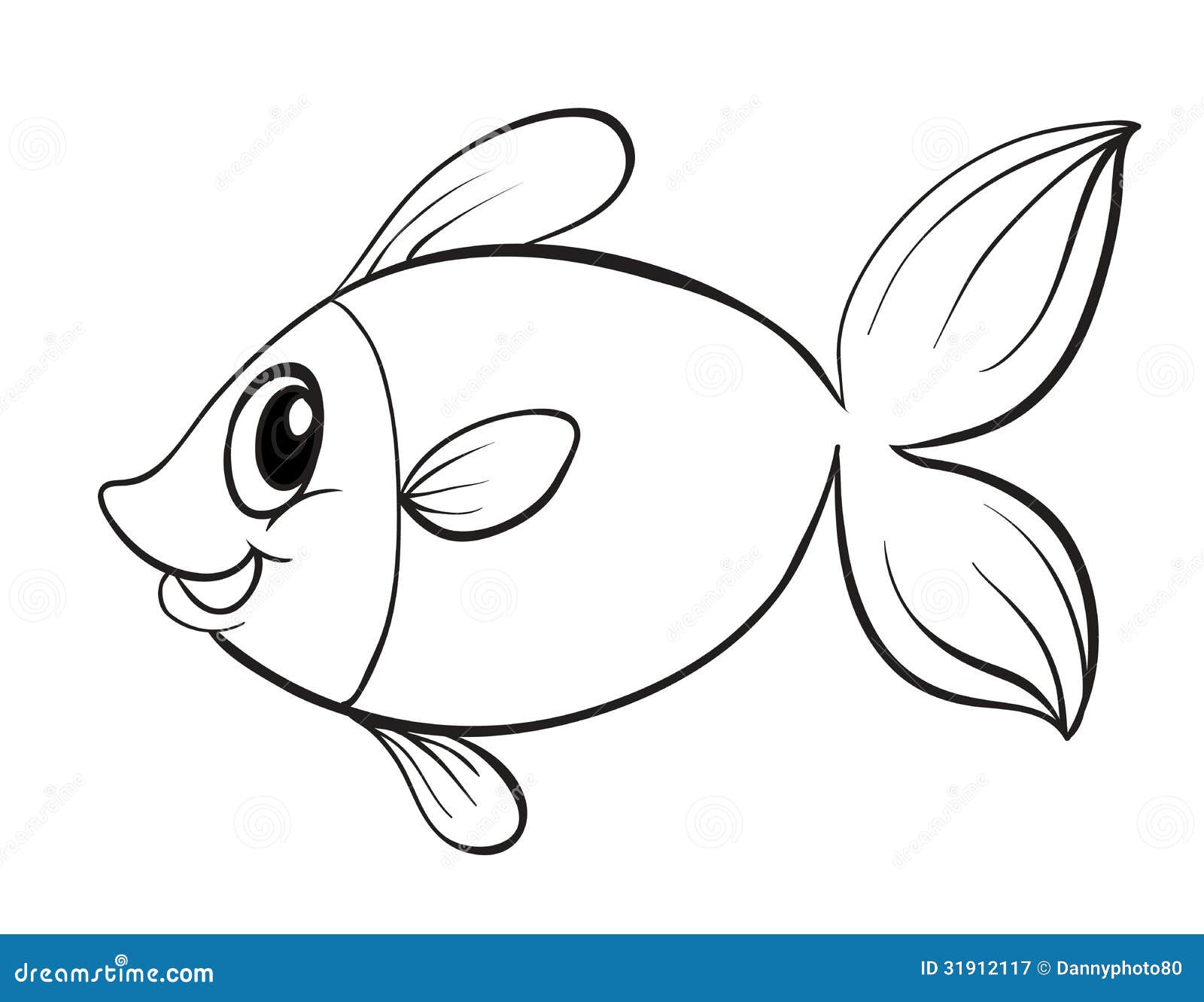 Ryba ilustracja wektor. Obraz złożonej z zwierzę, obrazek - 31912117