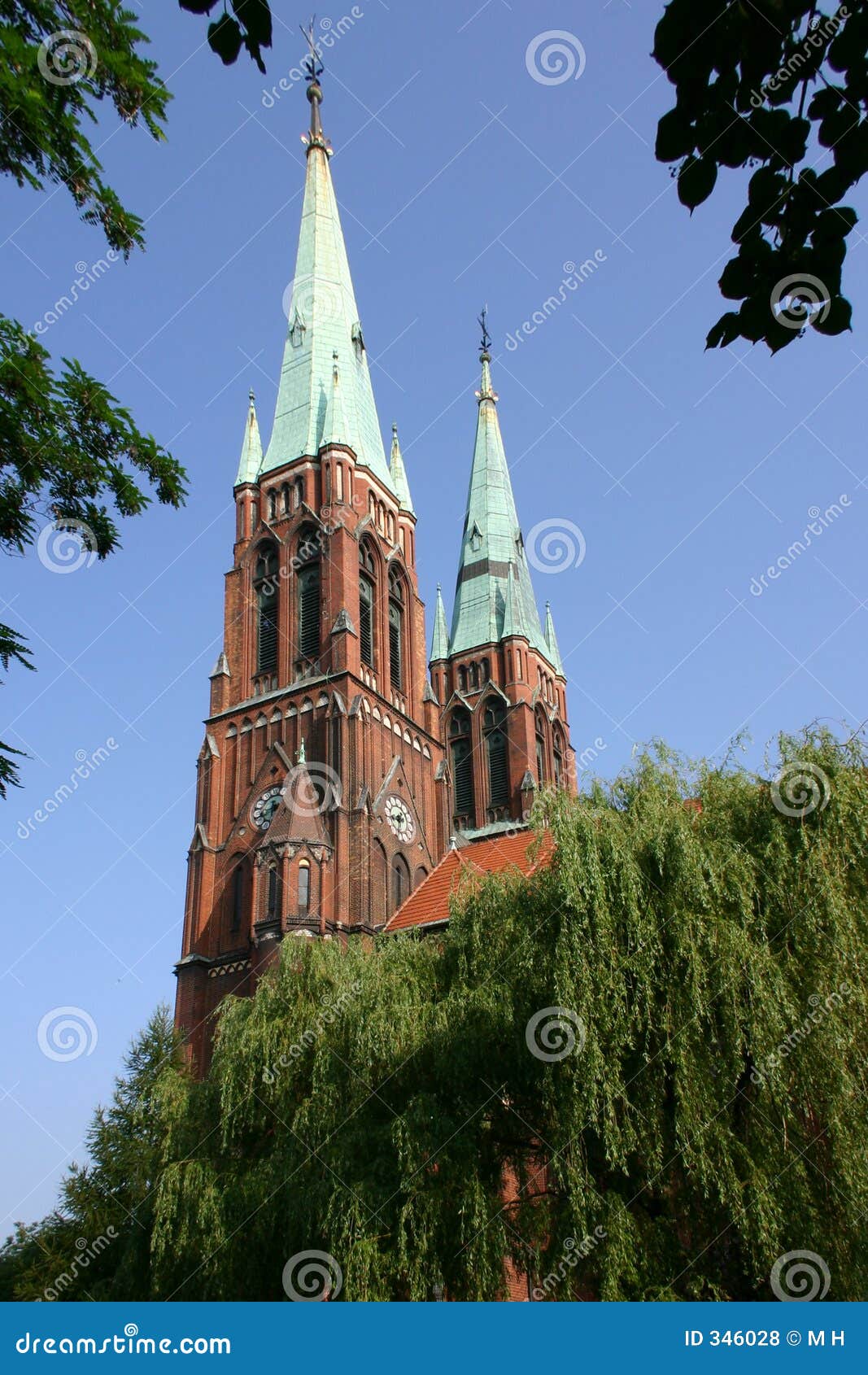 Rybnik stock photo. Image of brick, historic, catholic - 346028