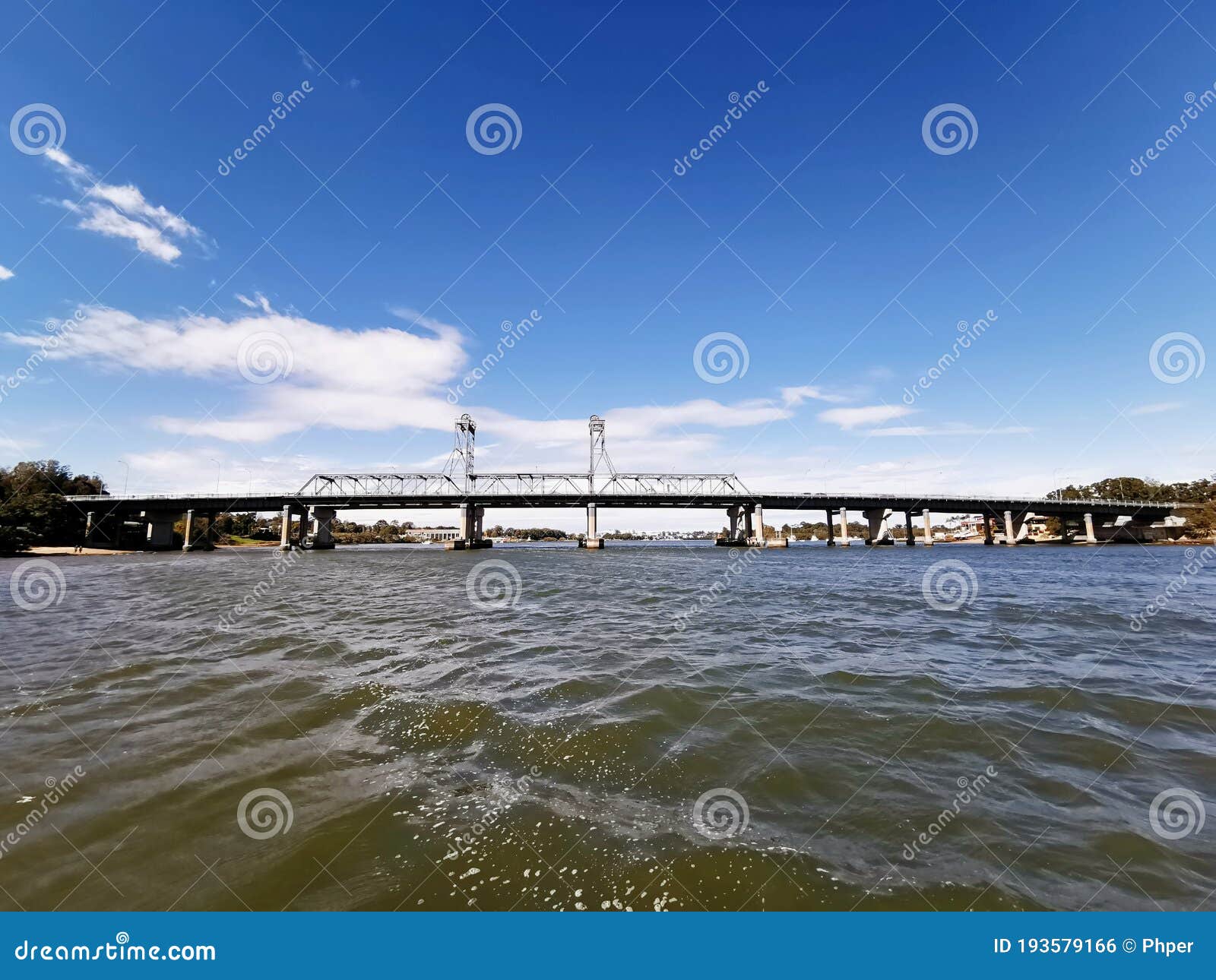 Ryde Bridge on Parramatta River, Sydney Australia Stock Photo - Image ...
