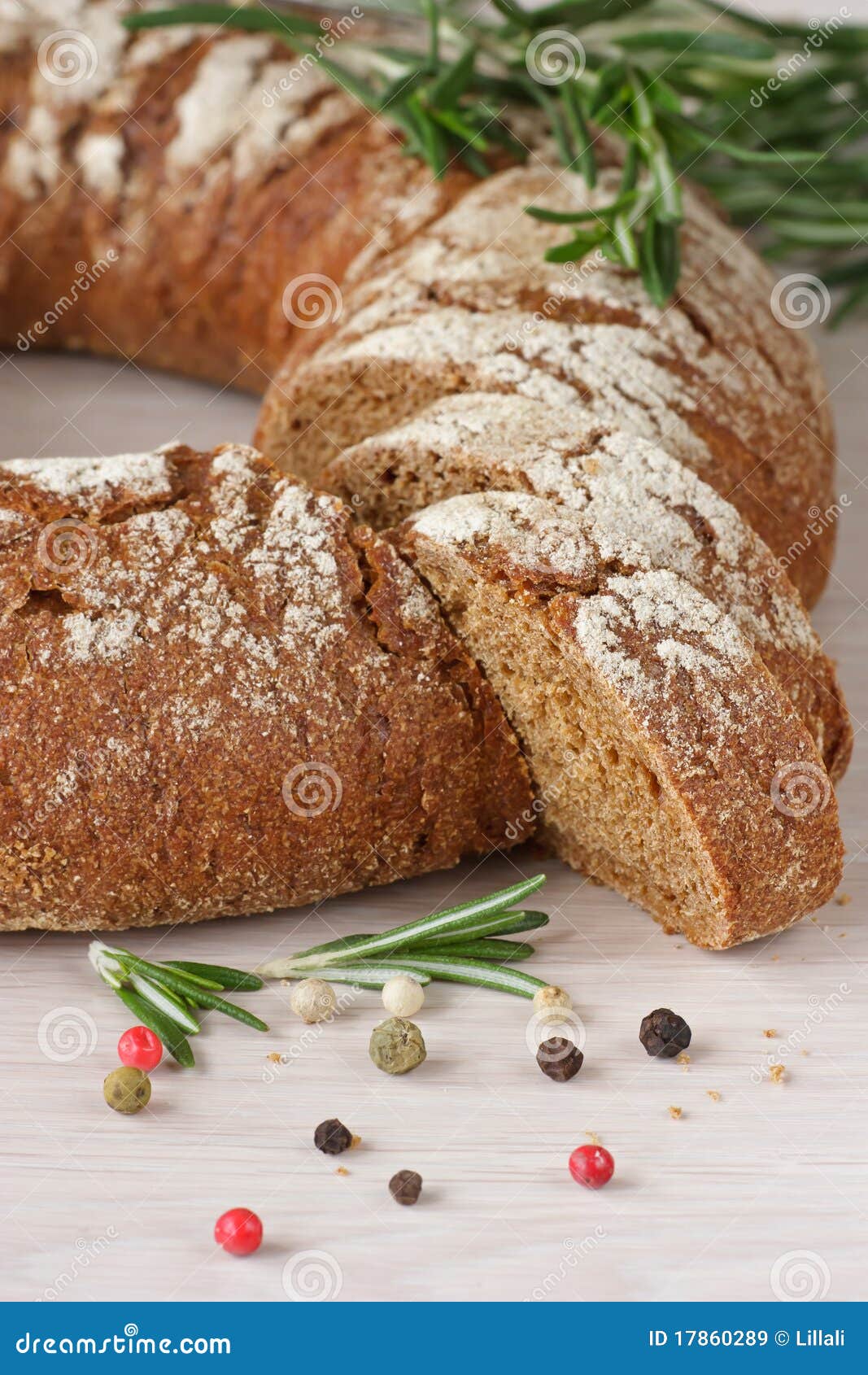 Rye bread stock image. Image of black, bread, brown, bakery - 17860289