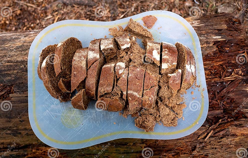 Rye bread stock image. Image of pastry, wheat, wooden - 288033451