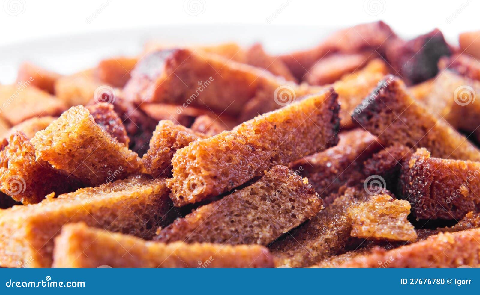 Rye Bread Roasted with Salt and Vegetable Oil Stock Photo - Image of ...