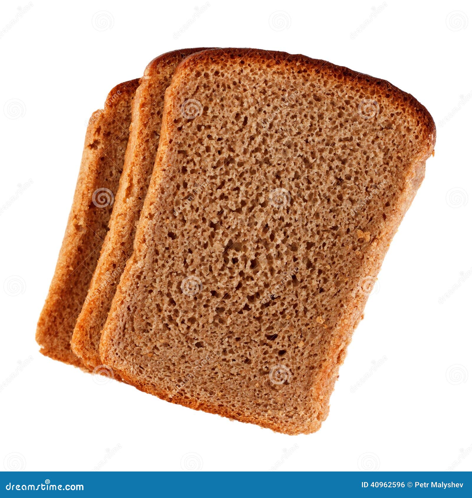 Rye Bread Slices stock photo. Image of breakfast, healthy - 40962596