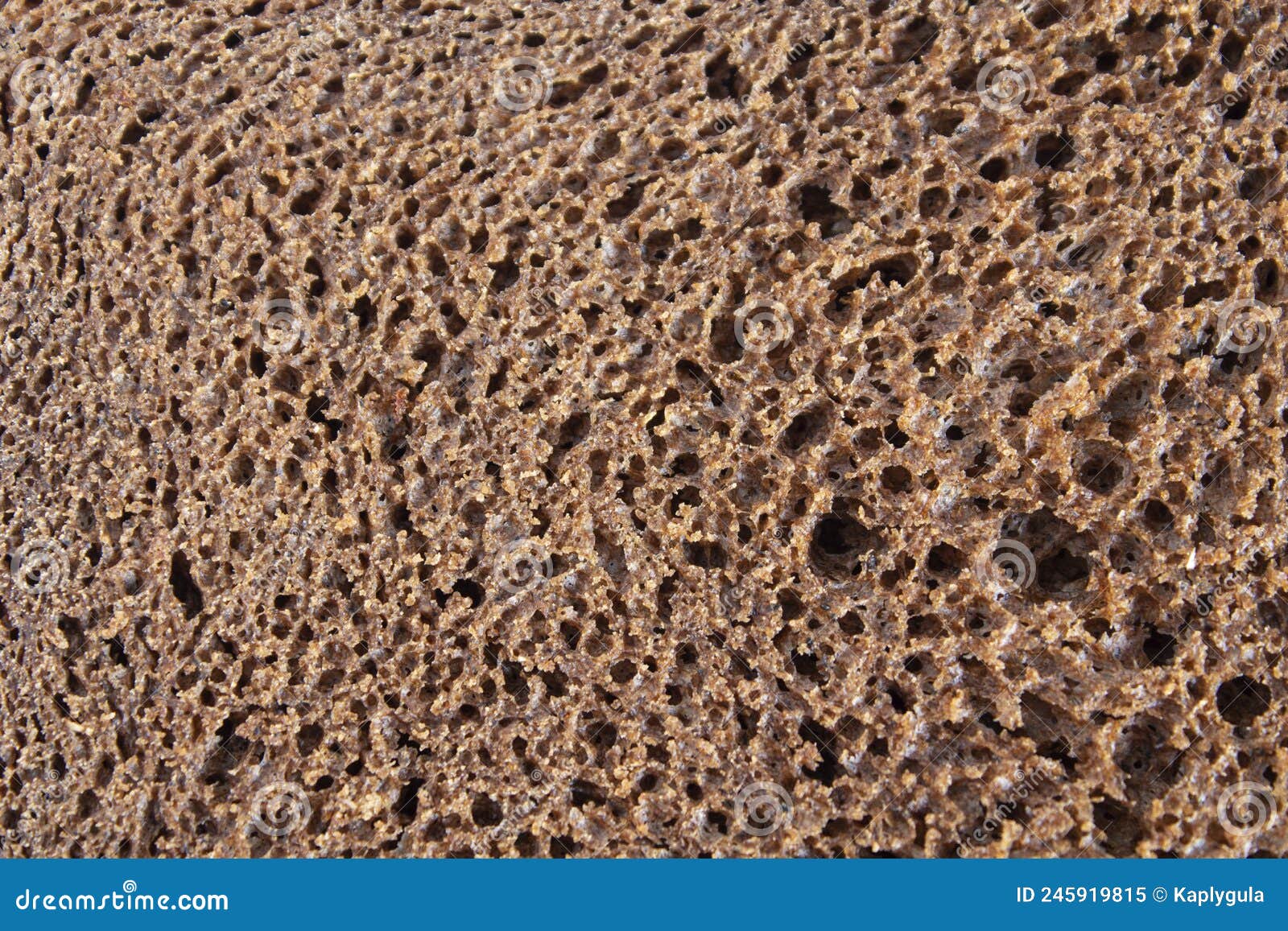 Rye Bread Texture. Black Bread Stock Image - Image of baked, abstract ...