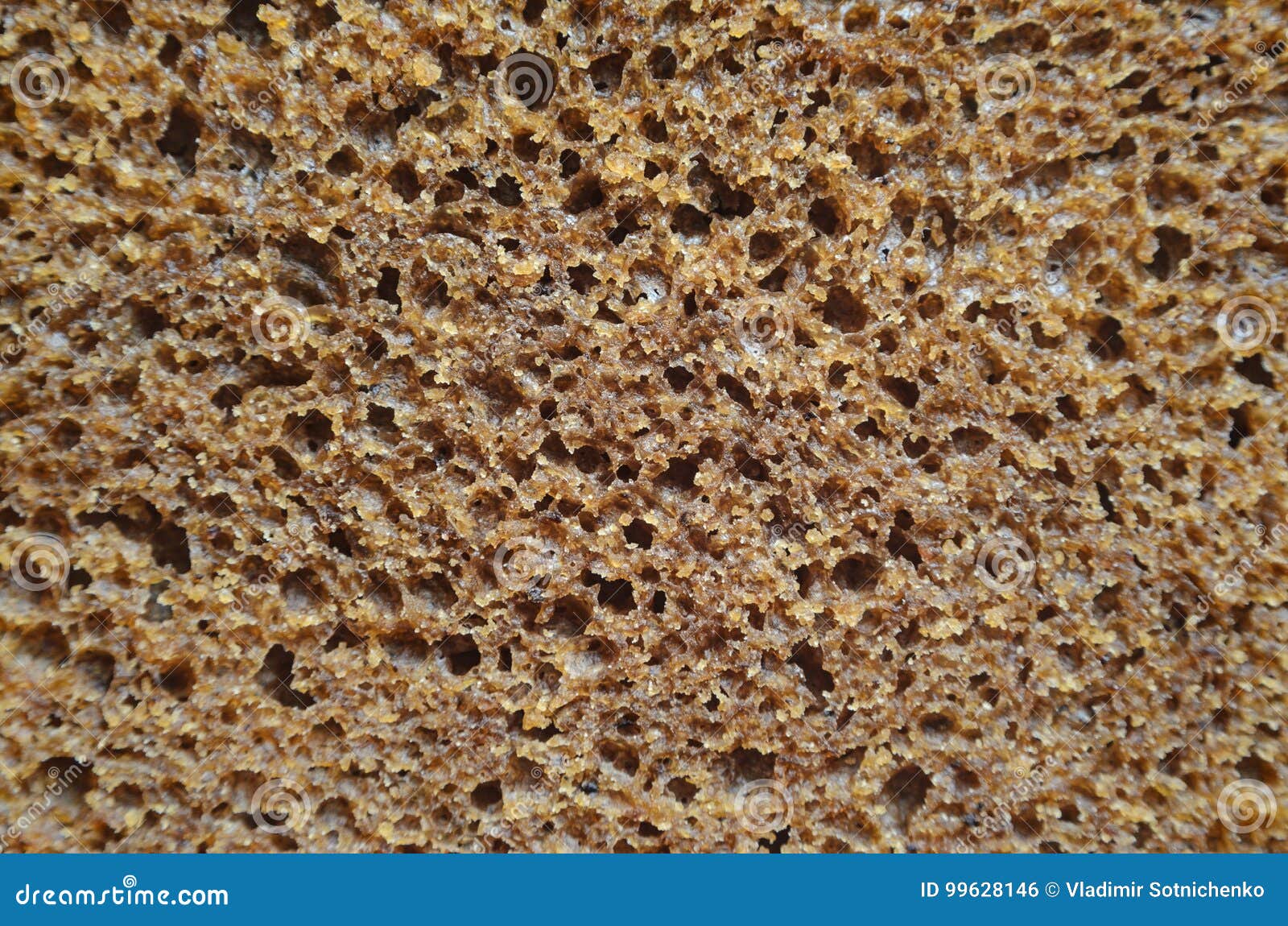 Rye Bread Texture stock photo. Image of healthy, food - 99628146