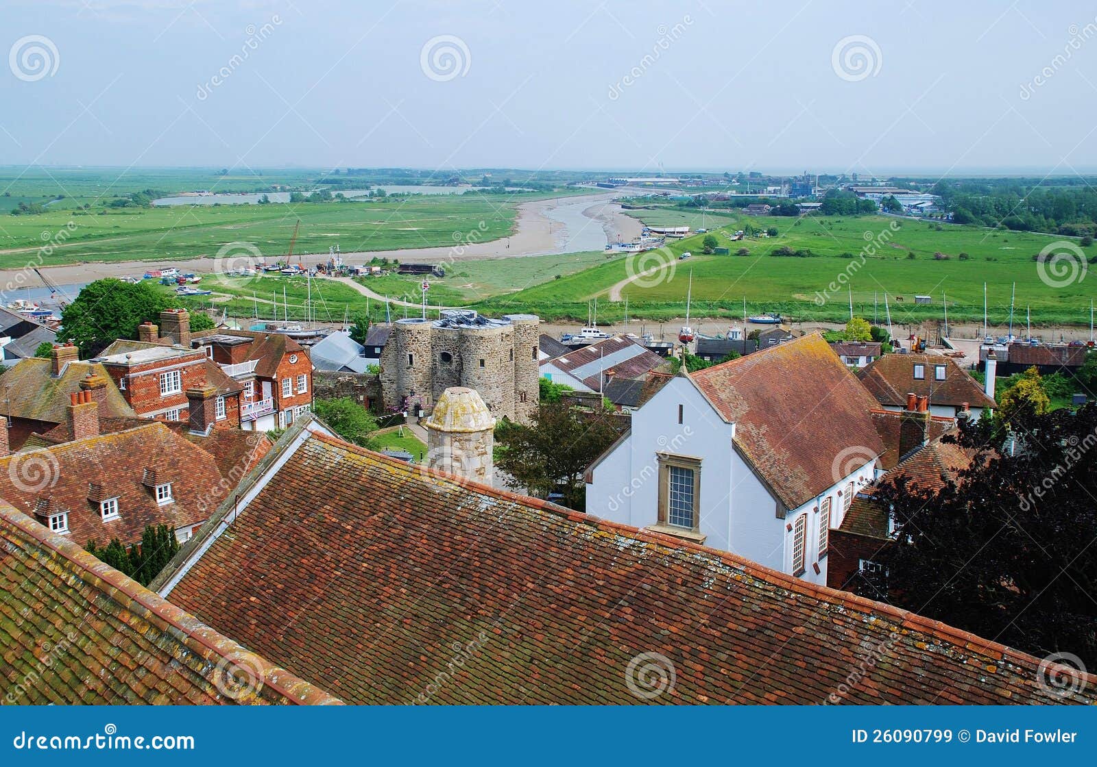 Rye, England stock image. Image of marsh, houses, romney - 26090799