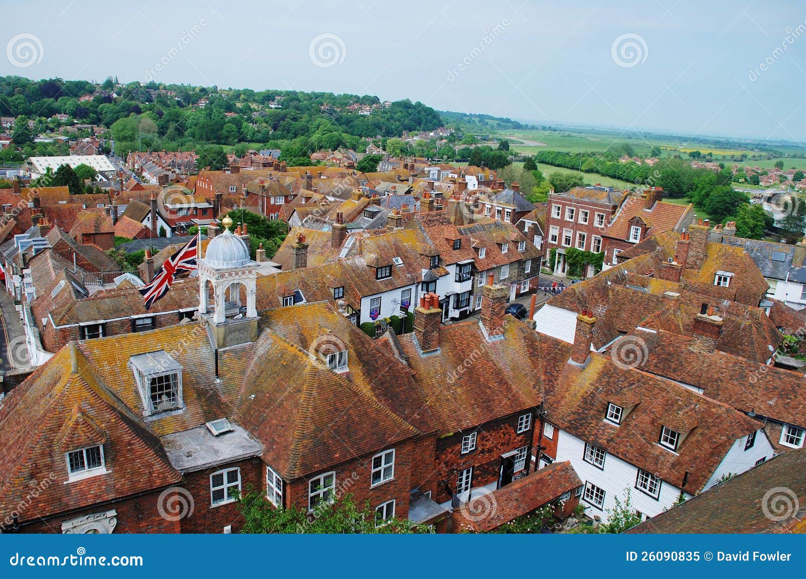 Rye, England stock image. Image of outdoors, town, tiles - 26090835