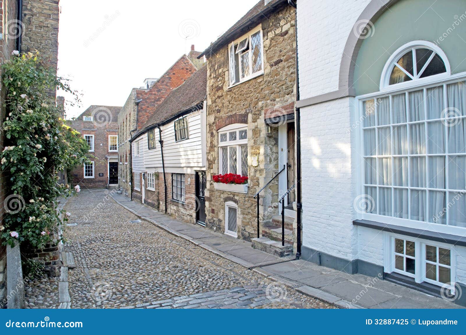 Rye street stock image. Image of england, peace, building - 32887425