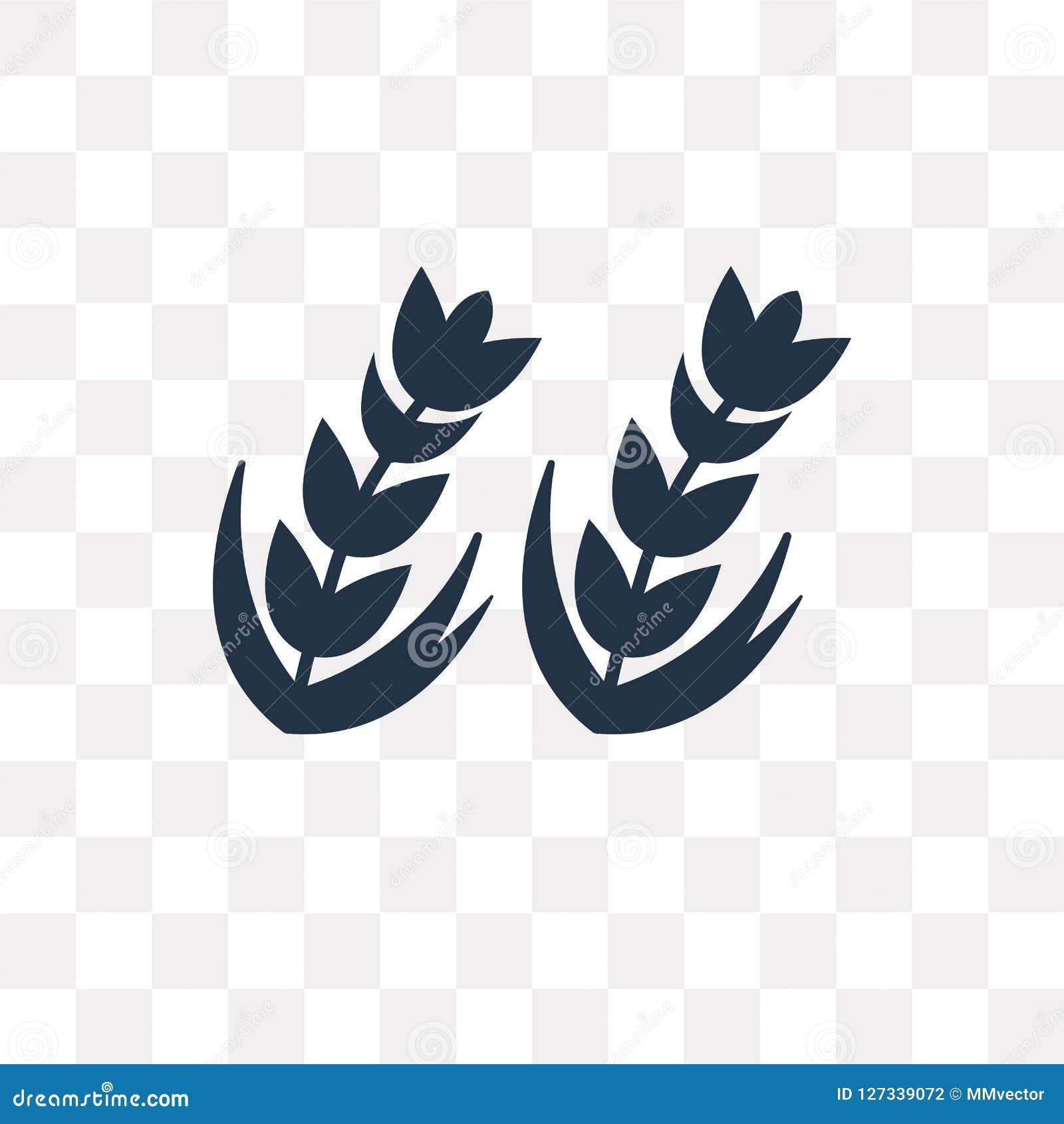 Rye Vector Icon Isolated on Transparent Background, Rye Transpa Stock ...