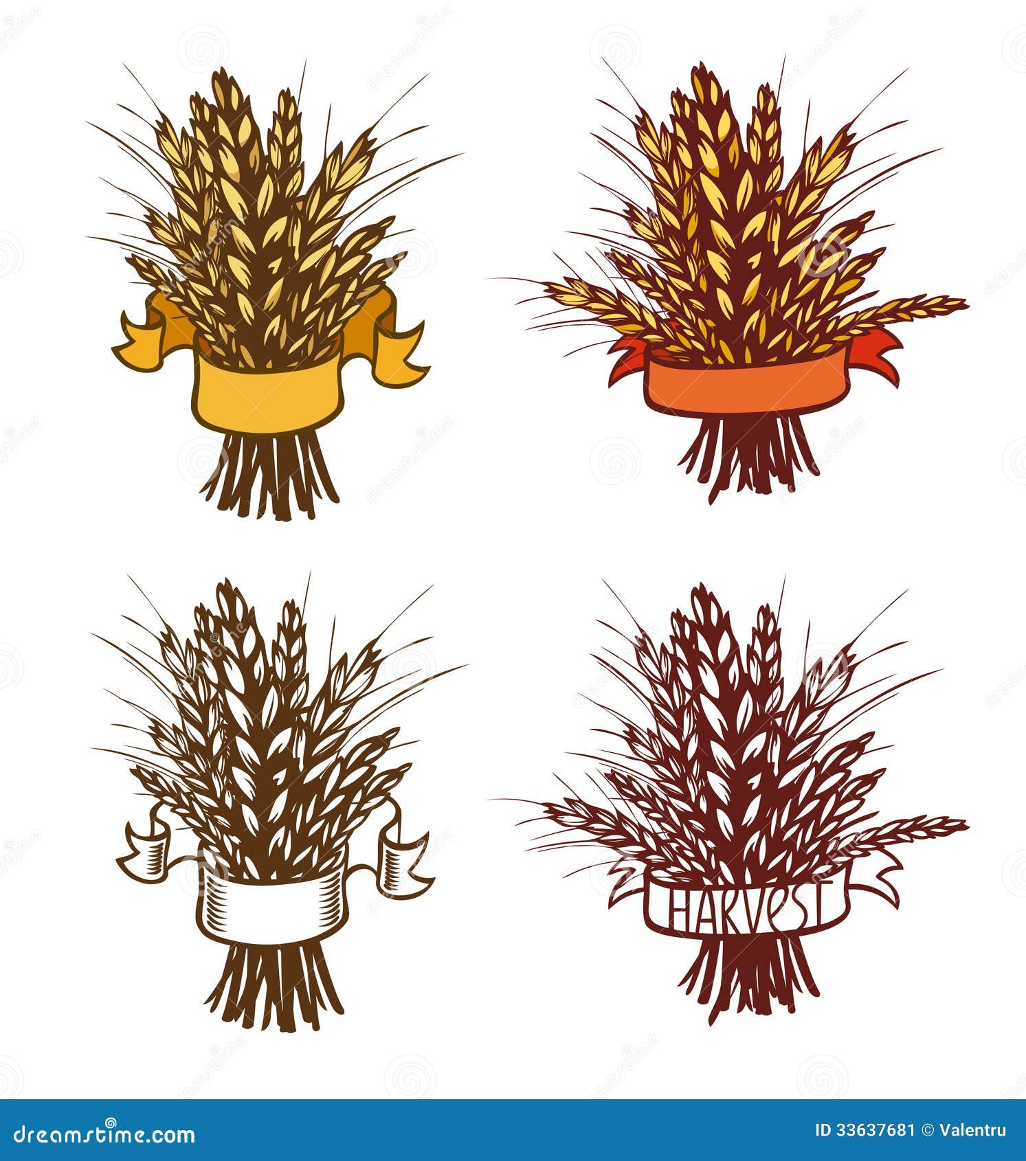 Wheat Bundle Vector