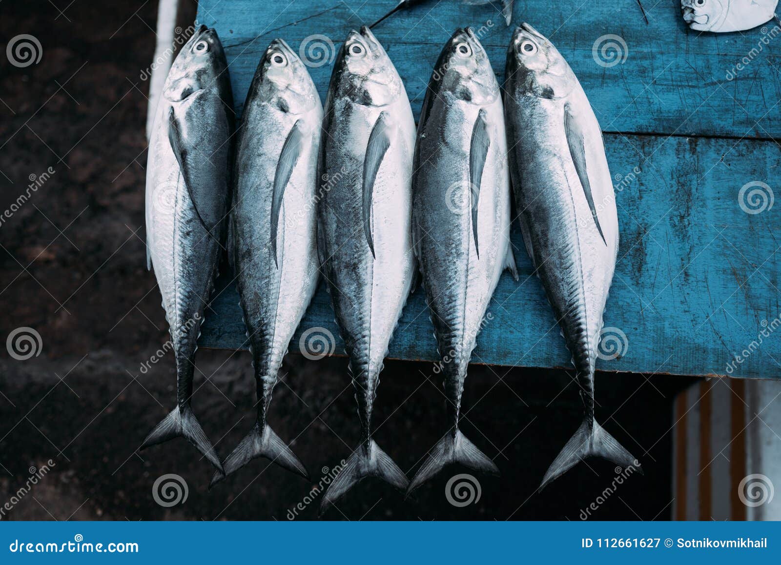 Rynek dla morskiej ryba obraz stock. Obraz złożonej z oceany - 112661627