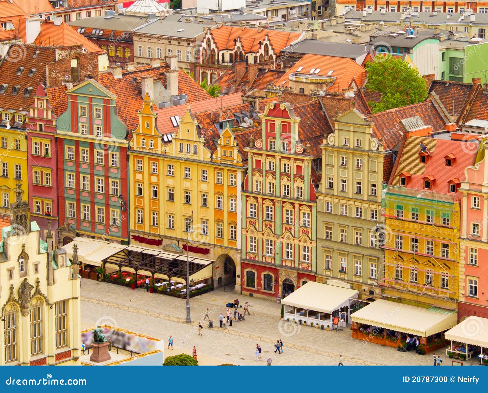 Rynek (market Square), Wroclaw, Poland Stock Photo - Image of city ...