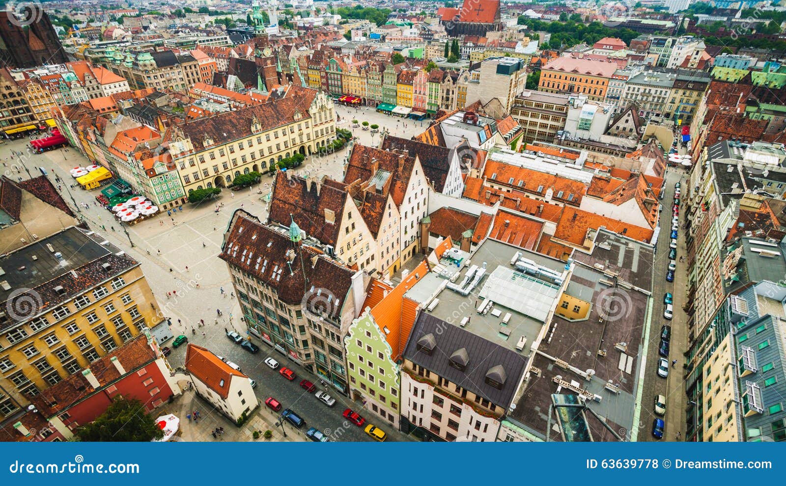Rynek Square WroclawPoland editorial stock photo. Image of wroclaw ...