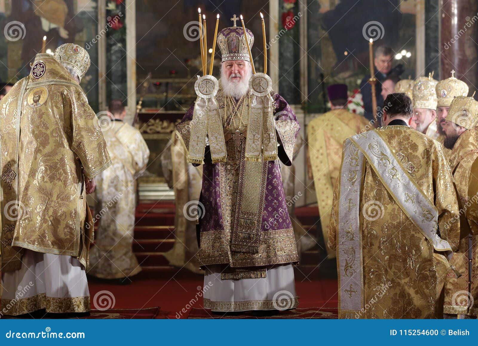 Rysk patriark Kirill redaktionell foto. Bild av fotografi - 115254600