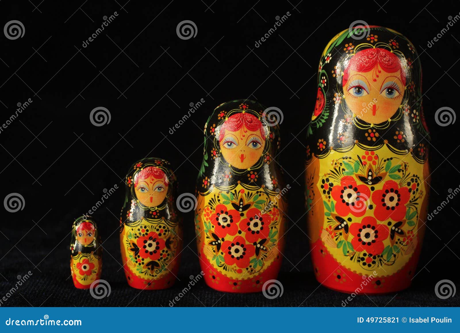 Ryska dockor fotografering för bildbyråer. Bild av rött - 49725821