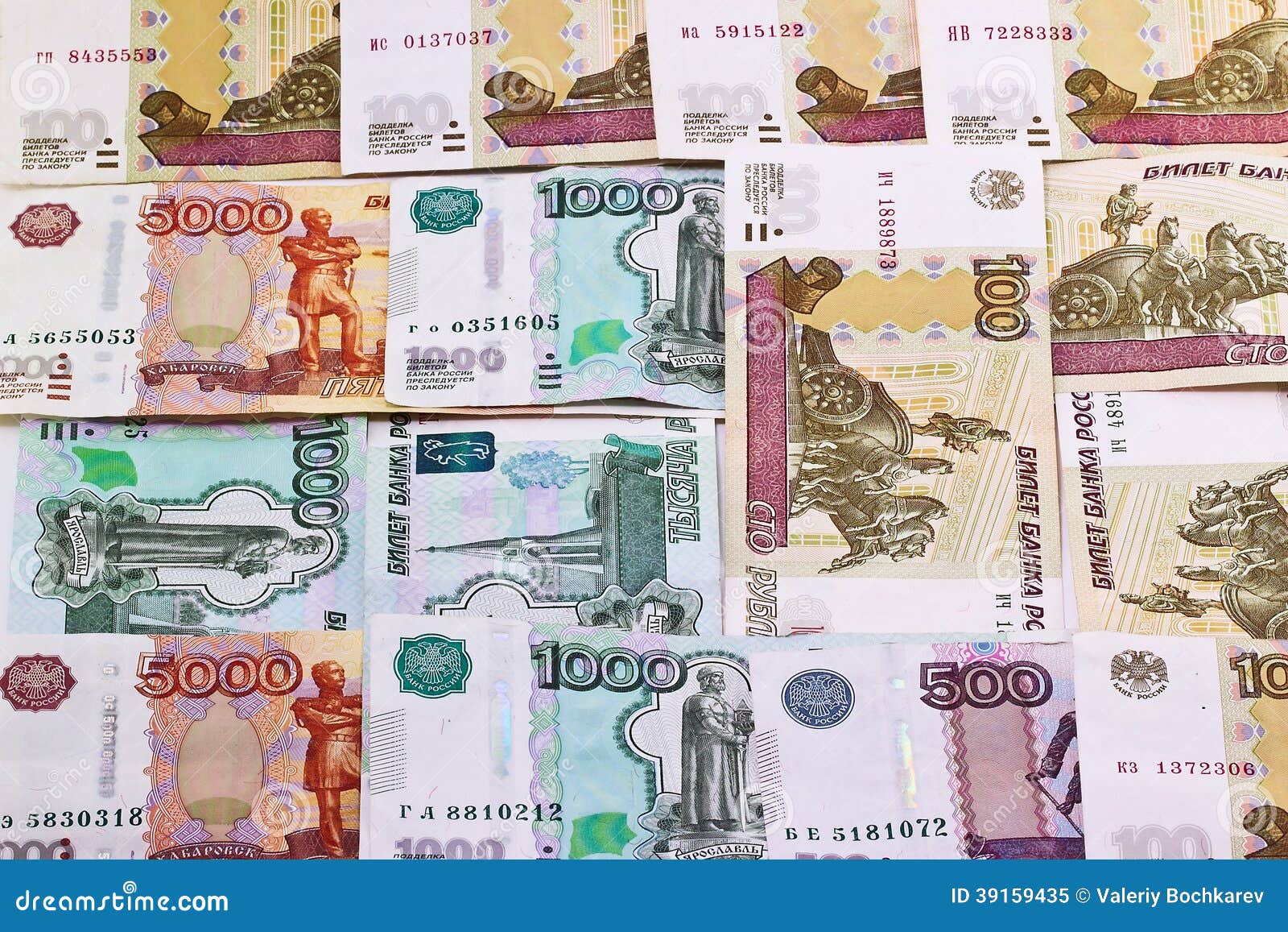 Ryska pengar. Bakgrund fotografering för bildbyråer. Bild av intresse ...