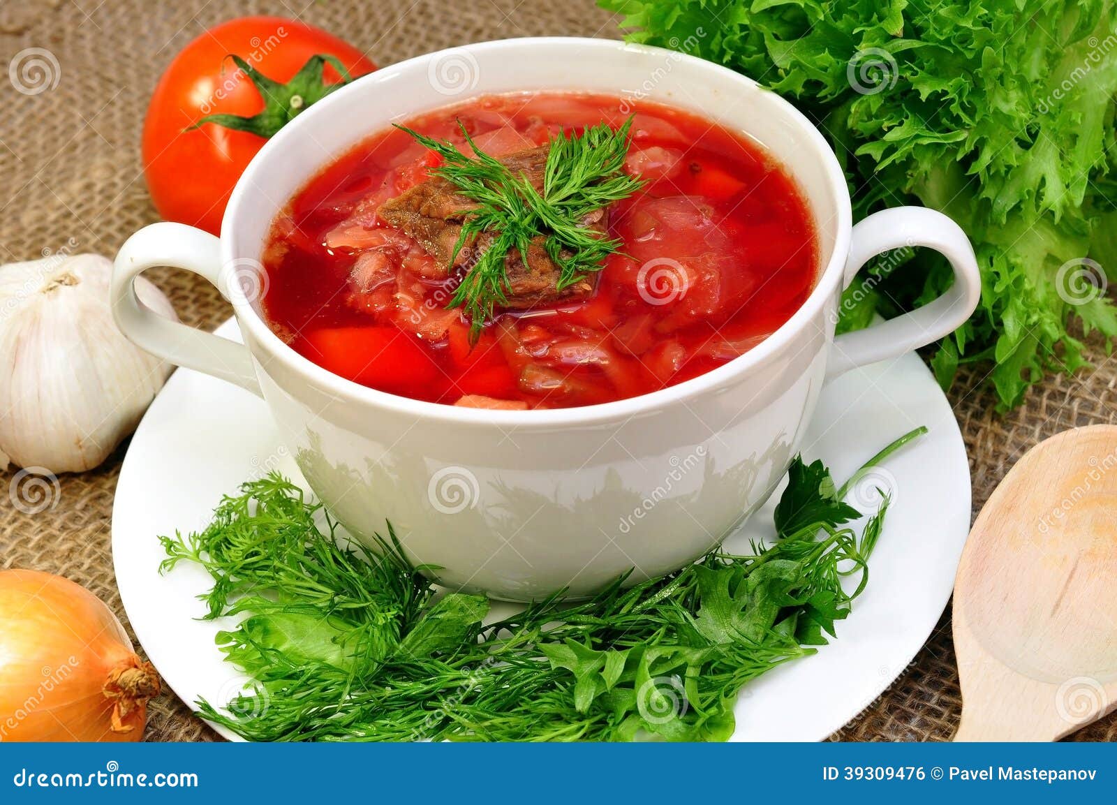 Ryss-ukrainare Borschtsoppa Arkivfoto - Bild av klart, aptitretande ...