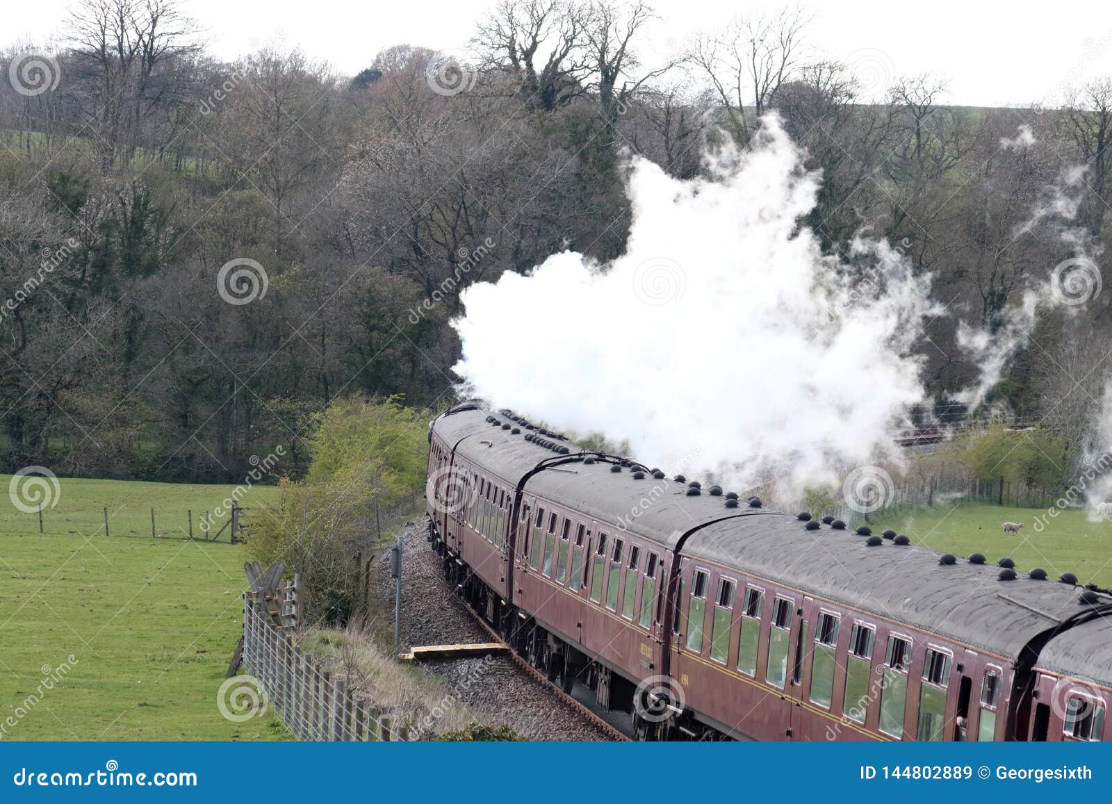 RYTC Special Steam Train Leaving Wennington Editorial Stock Image ...