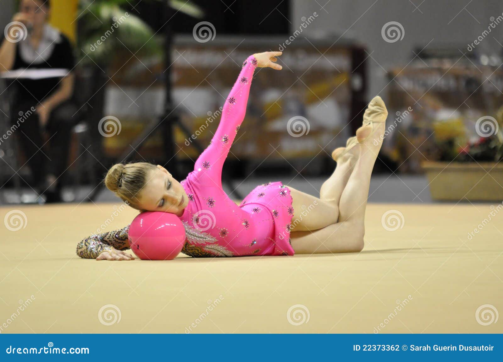 Rythmic gymnastic editorial photography. Image of rythmic - 22373362