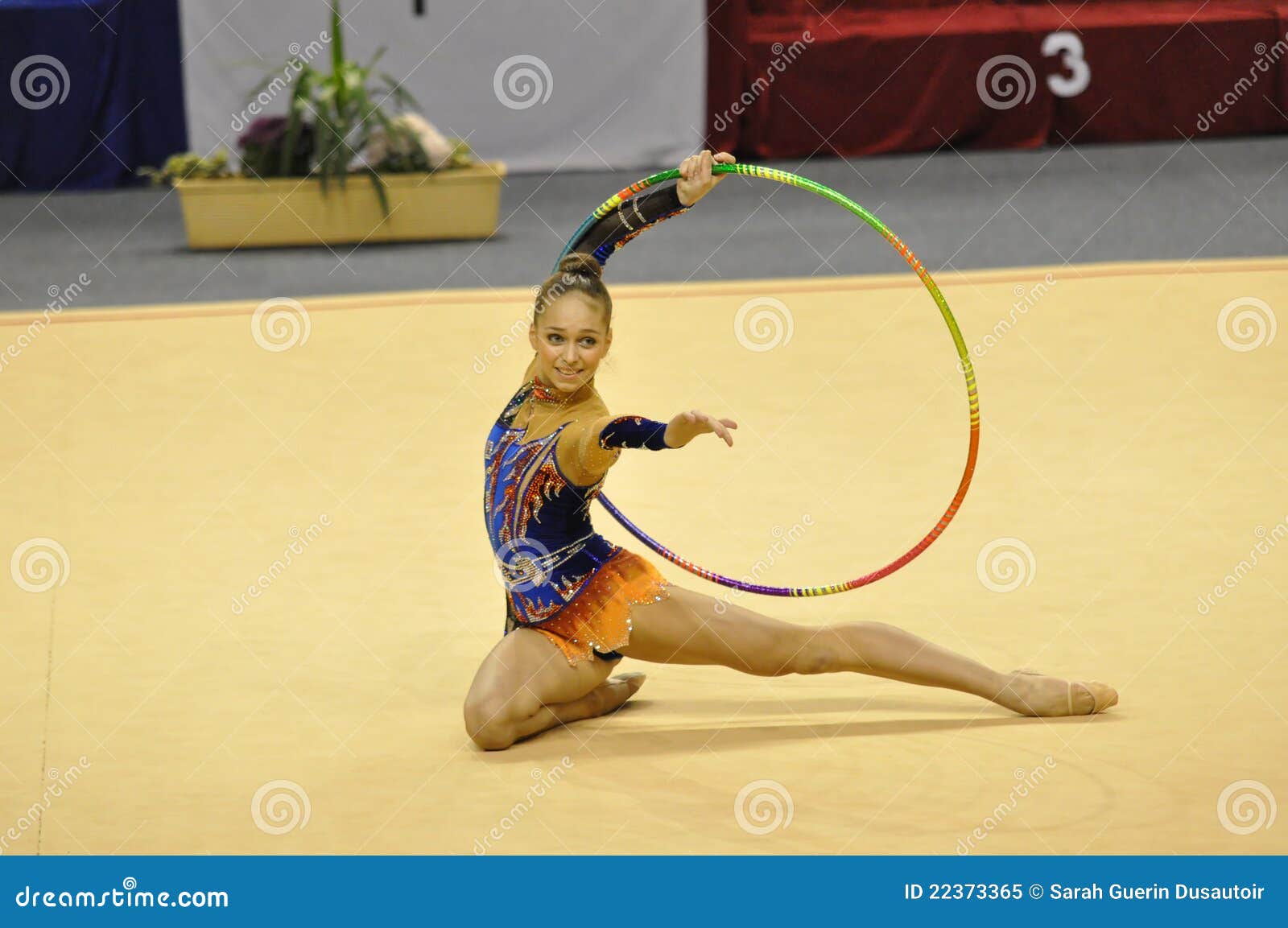 Rythmic gymnastic editorial image. Image of movement - 22373365