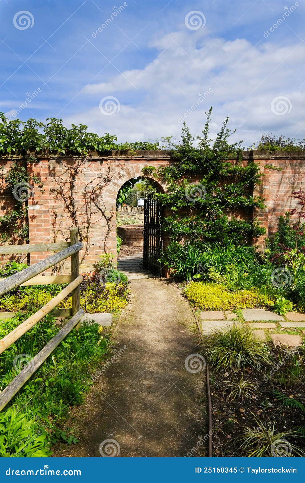 Ryton; stock image. Image of path, sunny, blue, ryton - 25160345