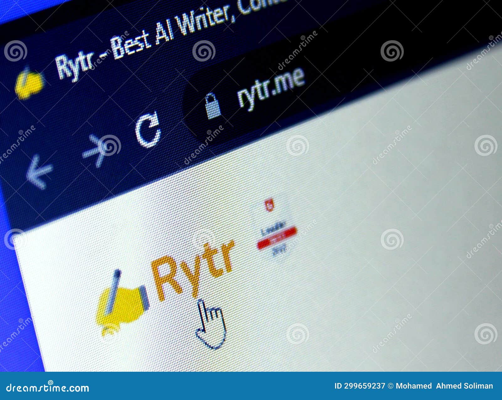 Rytr AI Writing Assistant editorial photography. Image of illustrative ...