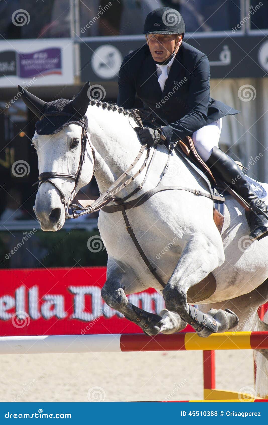 Ryttare CSIO Barcelona redaktionell arkivfoto. Bild av turnering - 45510388