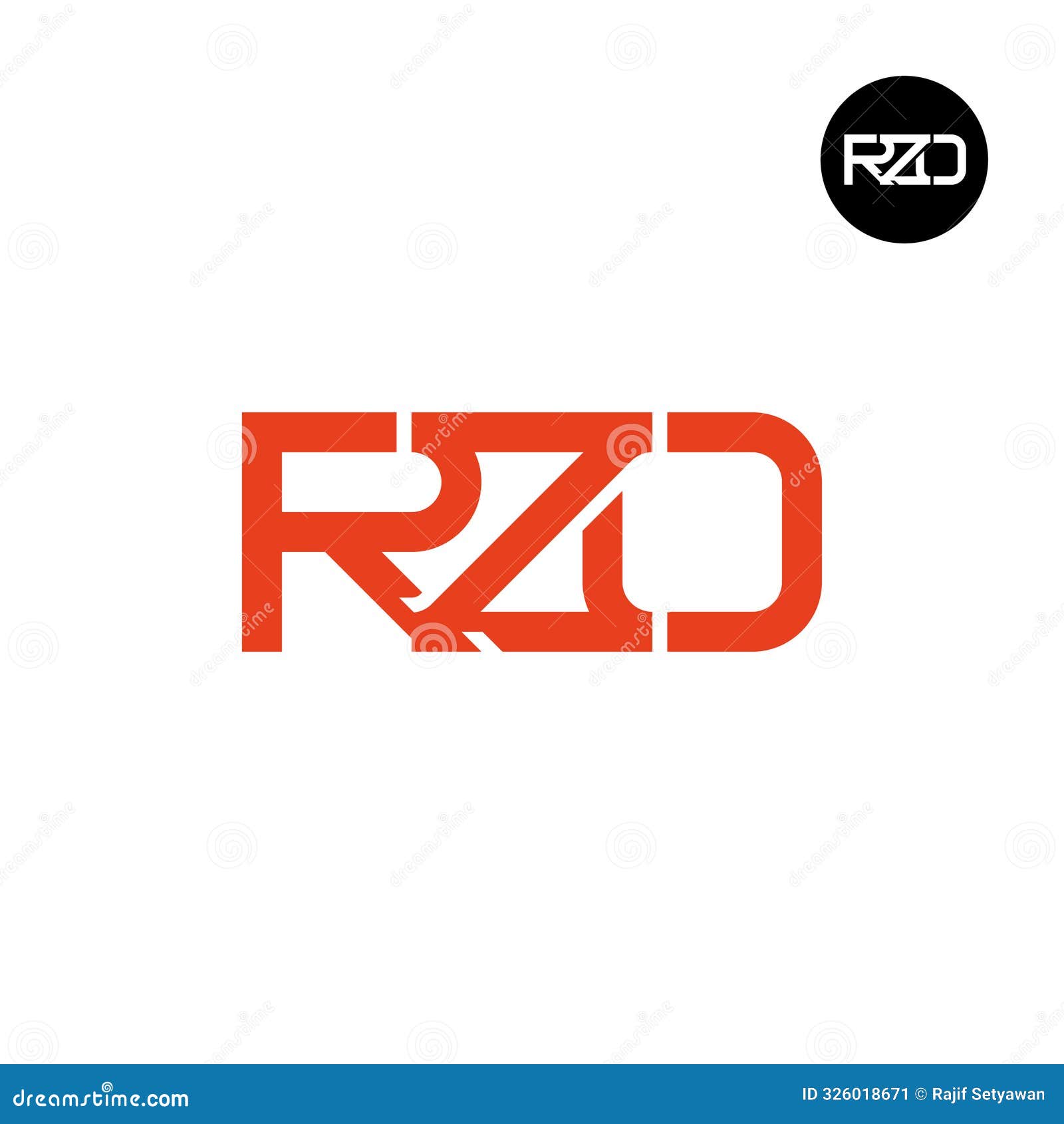 RZO Logo Letter Monogram Design Stock Vector - Illustration of logos ...