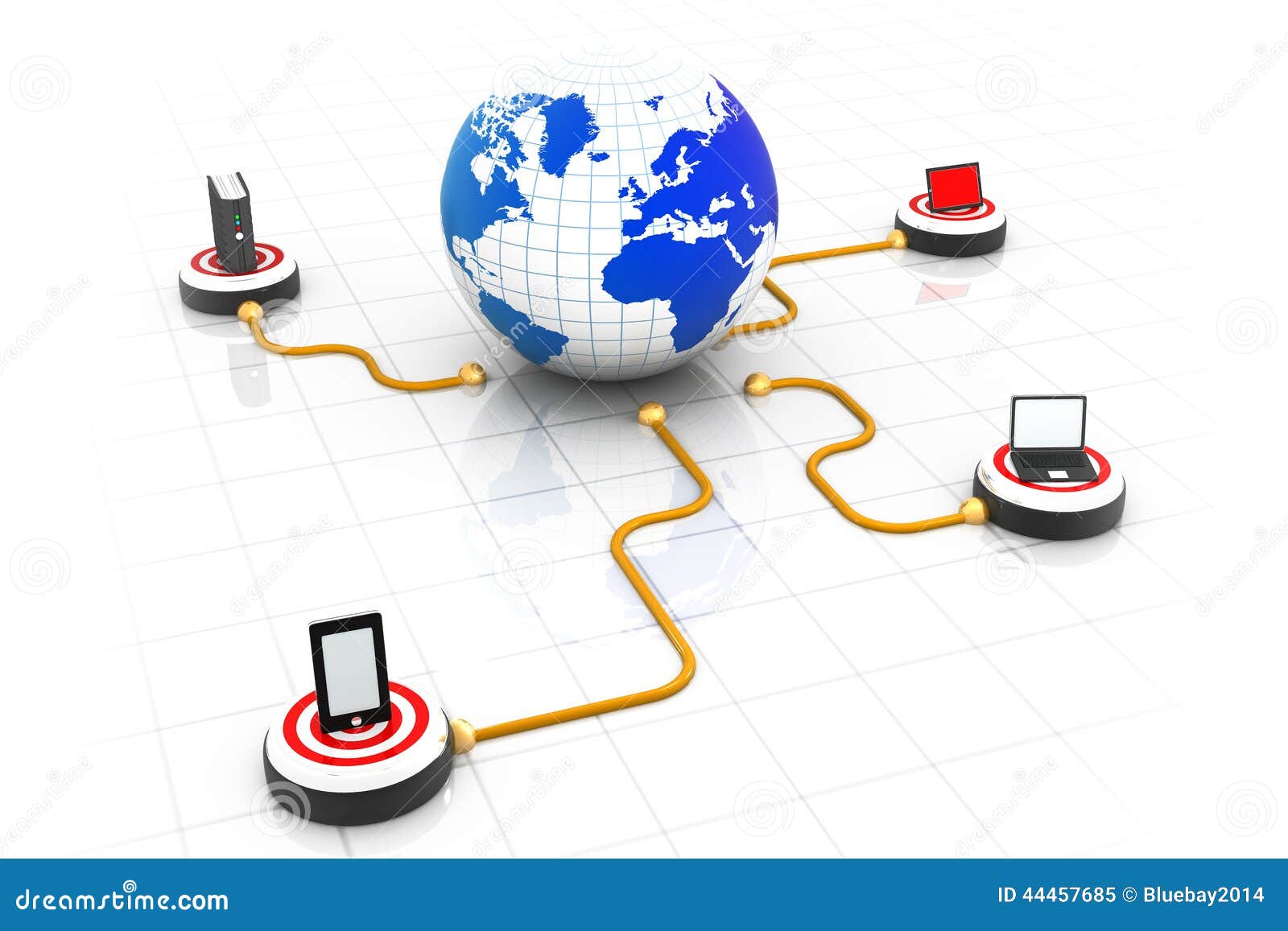 Réseau informatique global illustration stock. Illustration du fond ...