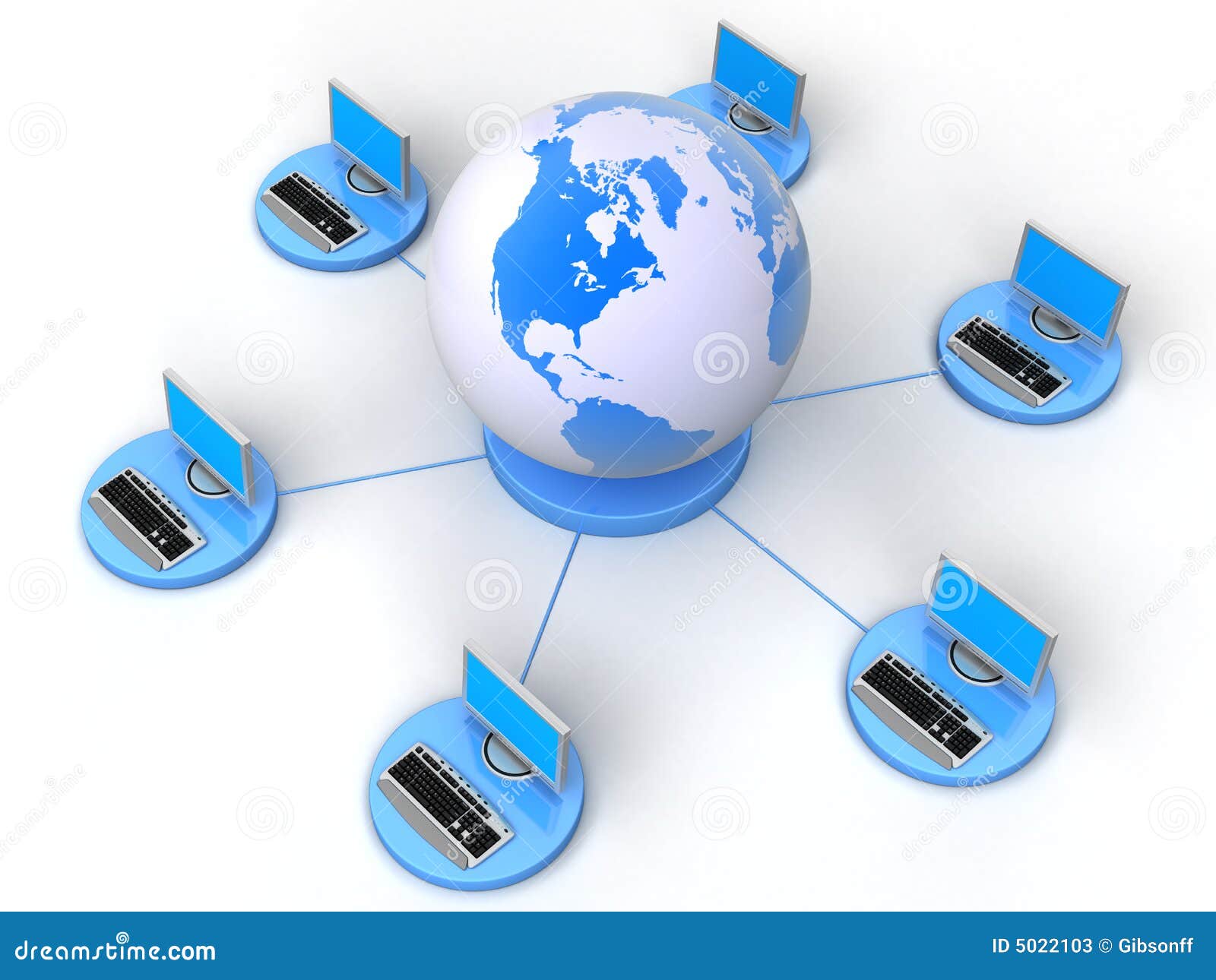 Réseau informatique global illustration stock. Illustration du internet ...