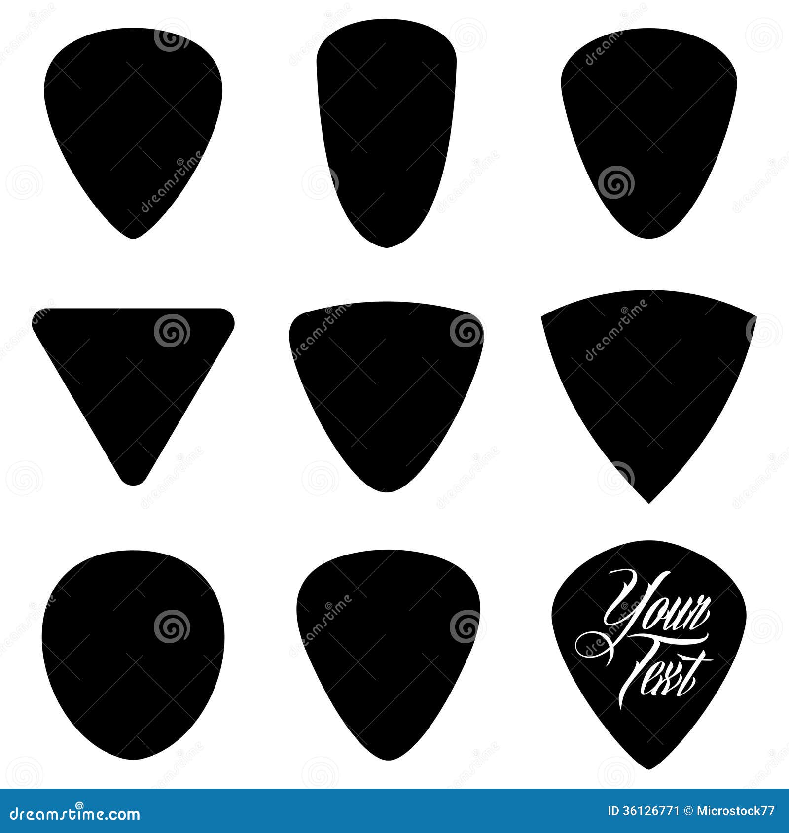 Plectre Stock Illustrations, Vecteurs, & Clipart – (1,563 Stock ...