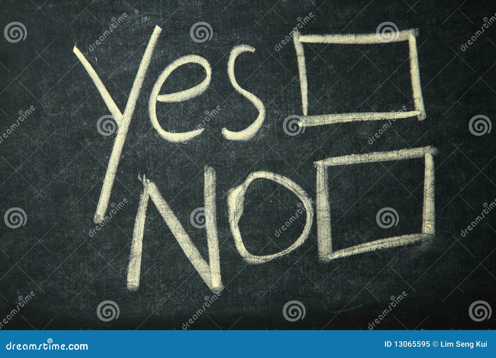 Sí o no imagen de archivo. Imagen de blanco, expresar - 13065595