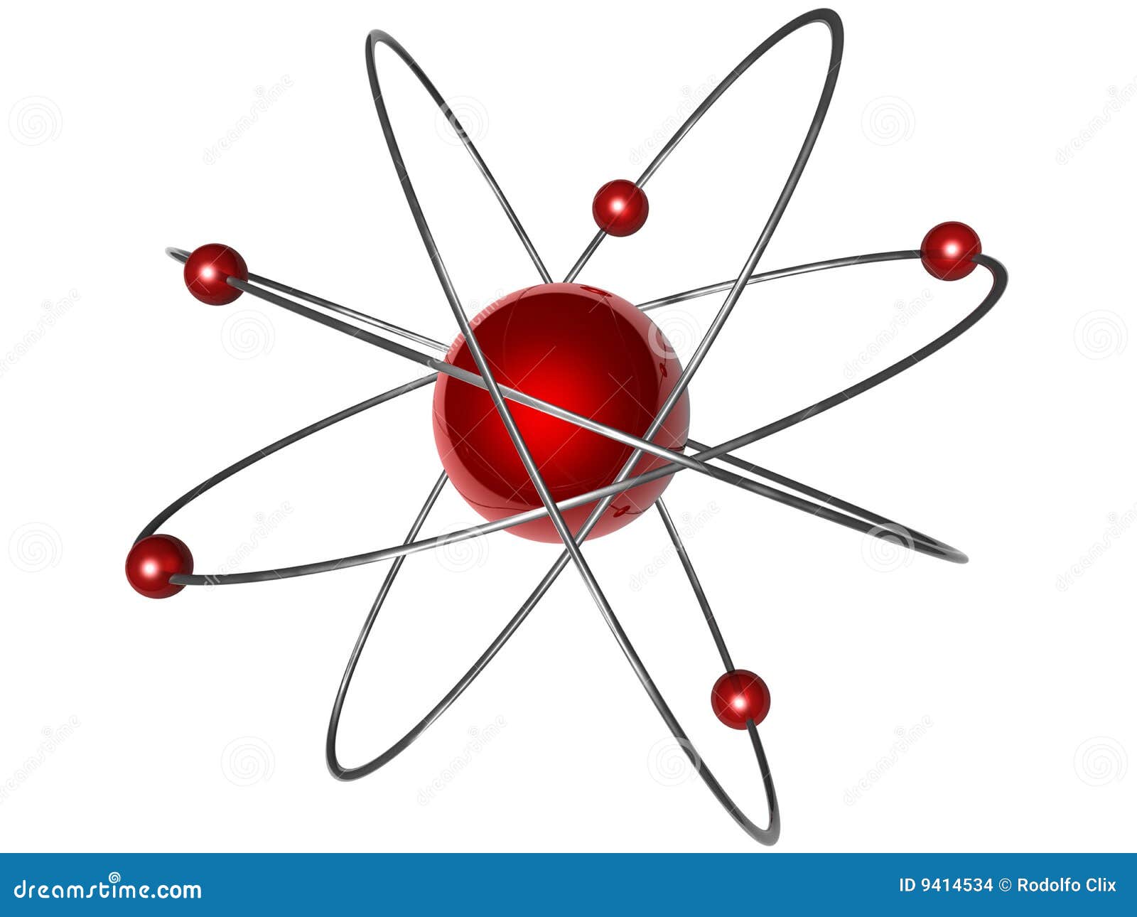 Símbolo atómico stock de ilustración. Ilustración de muestra - 9414534