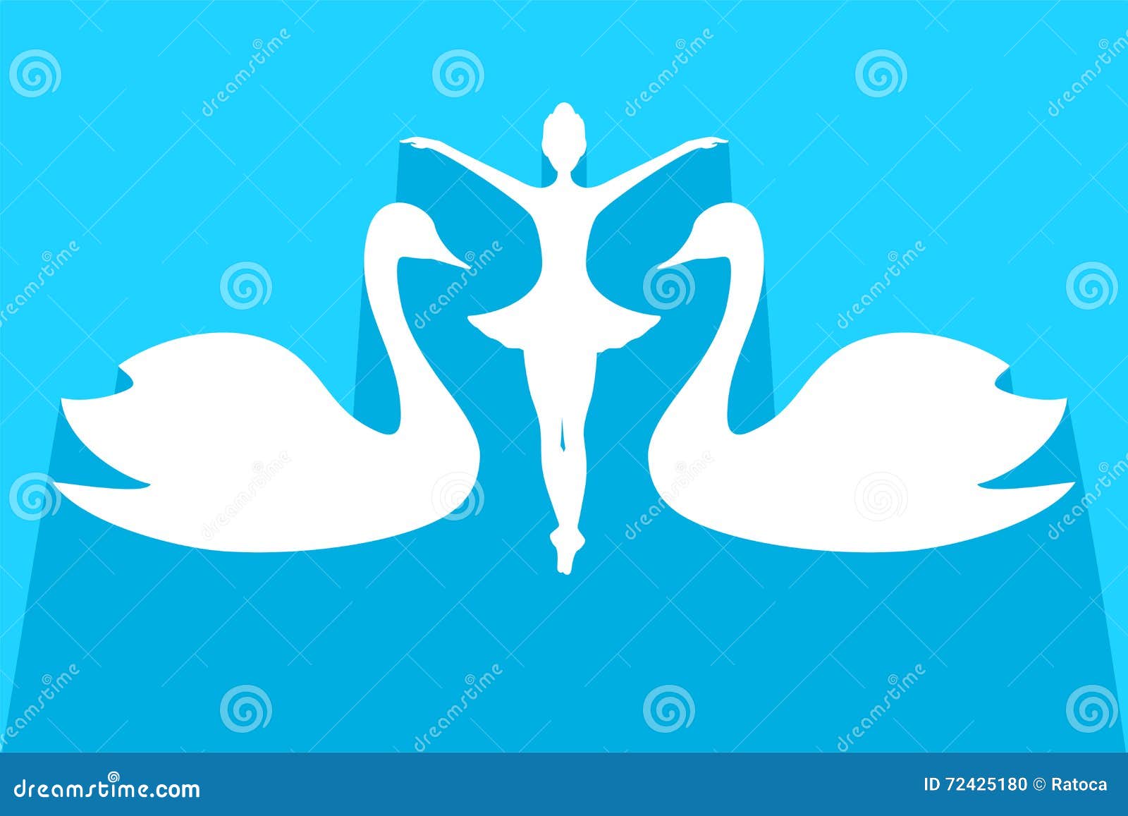 Símbolo clásico del ballet ilustración del vector. Ilustración de ...