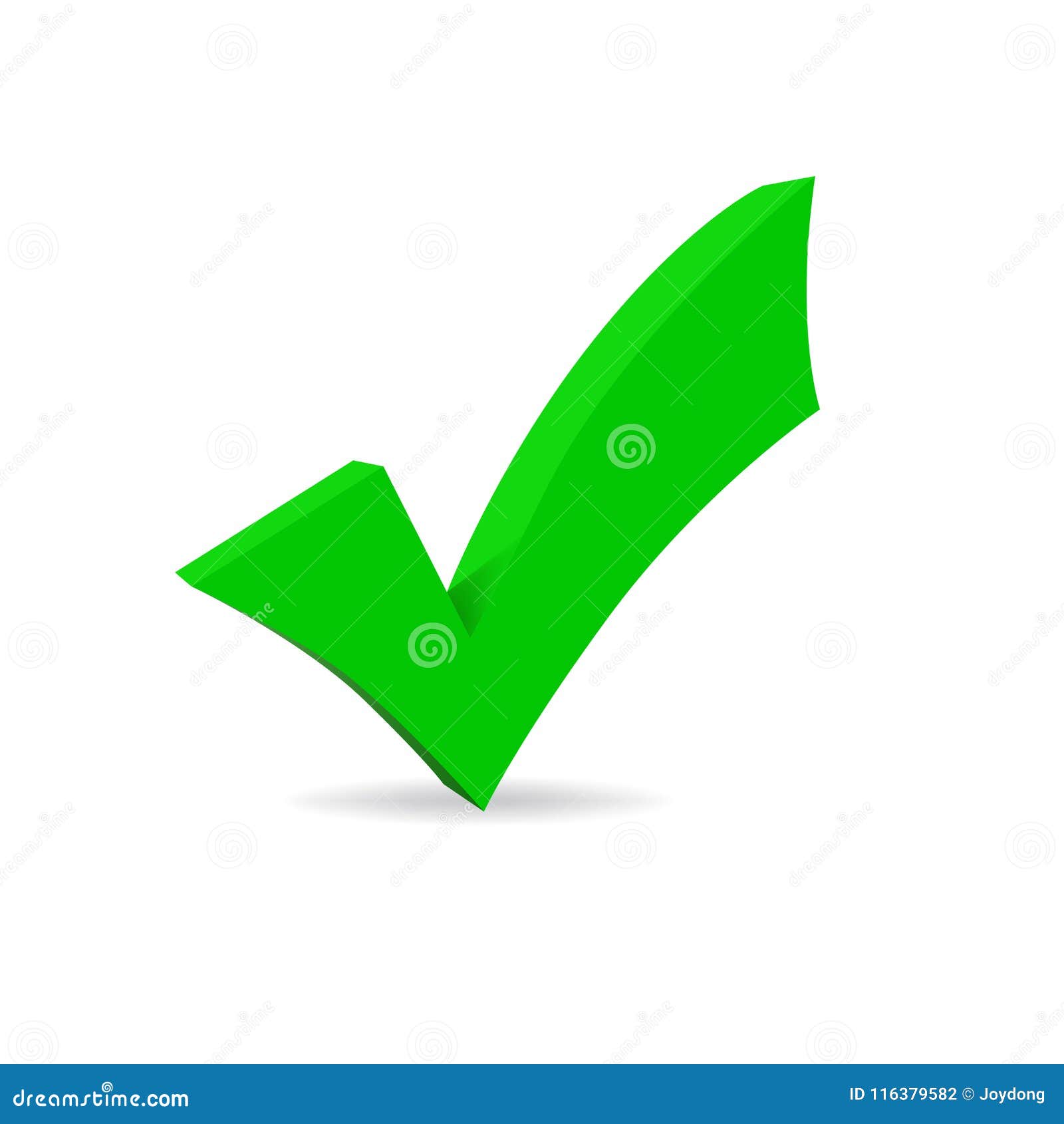 Símbolo Correcto Verde Del Vector Ilustración del Vector - Ilustración ...