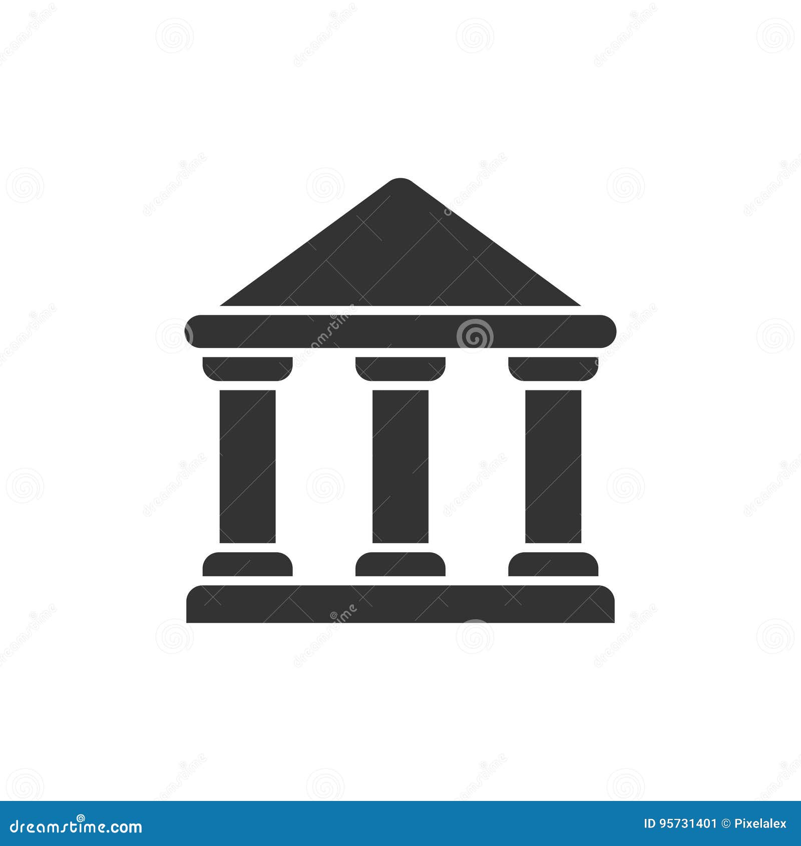 Símbolo Da Construção Do Governo Ilustração do Vetor - Ilustração de ...