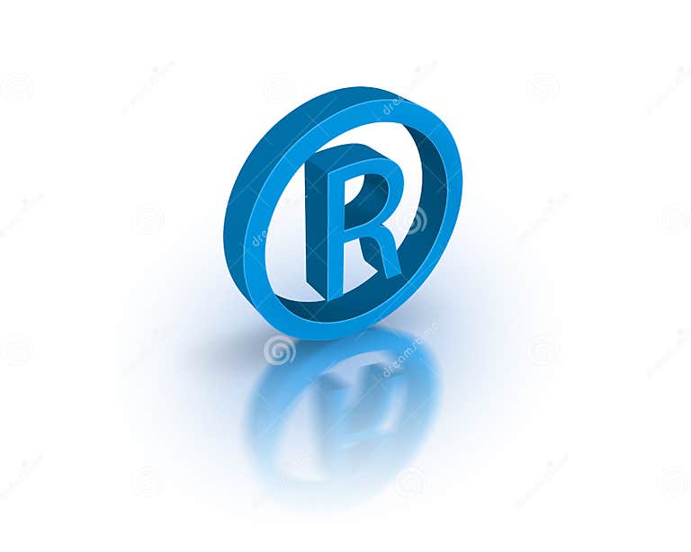Símbolo da marca registada ilustração stock. Ilustração de origens ...