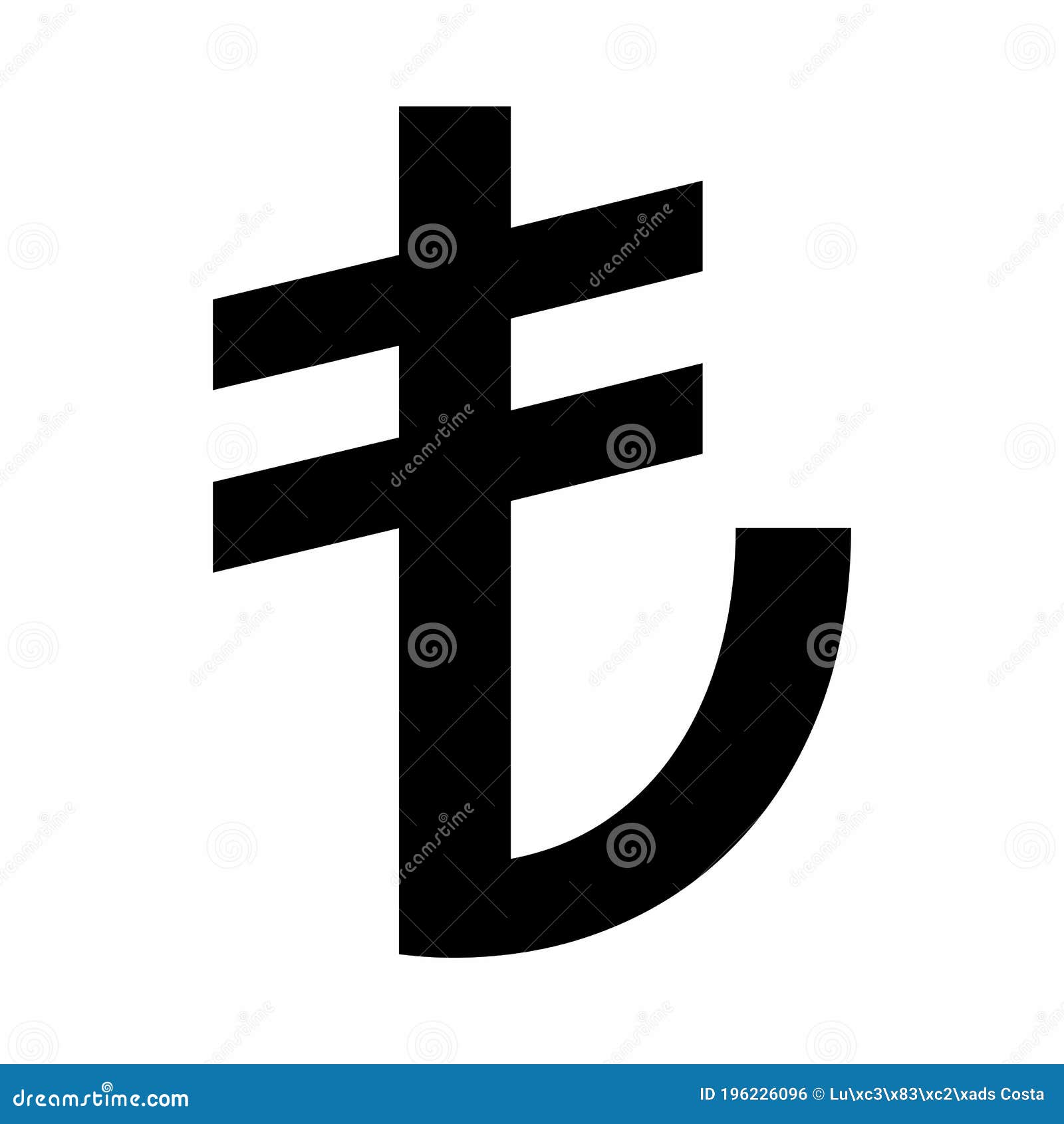 Símbolo Da Moeda Da Lira Turca Ilustração Stock - Ilustração de ...