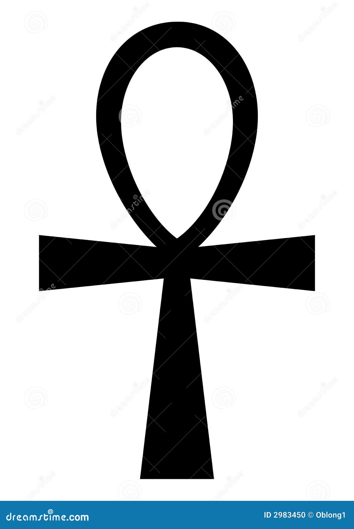 Símbolo Da Vida De Ankh (vetor) Ilustração do Vetor - Ilustração de ...