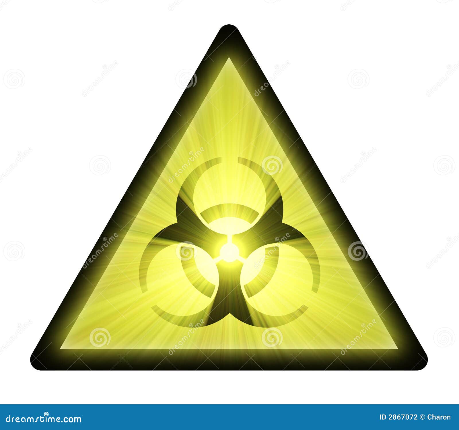 Símbolo De Advertência De Biohazard Ilustração Stock - Ilustração de ...