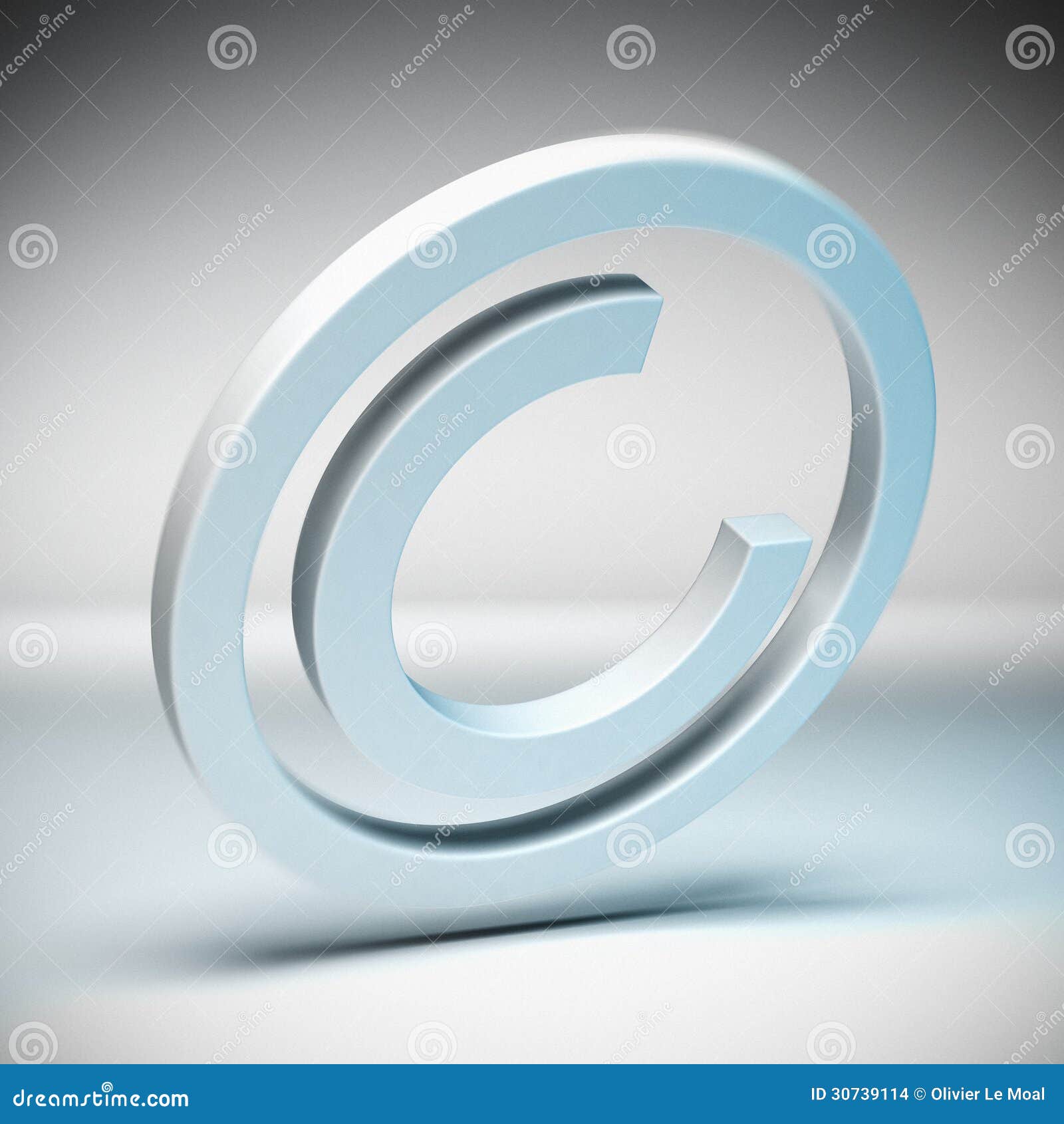 Símbolo de Copyright stock de ilustración. Ilustración de legal - 30739114