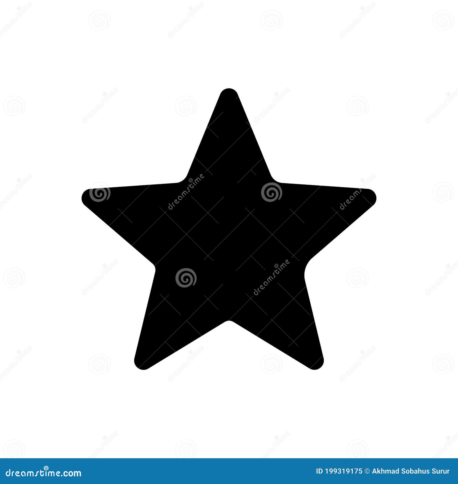 Símbolo De Estrella Vector De Diseño Ilustración del Vector ...