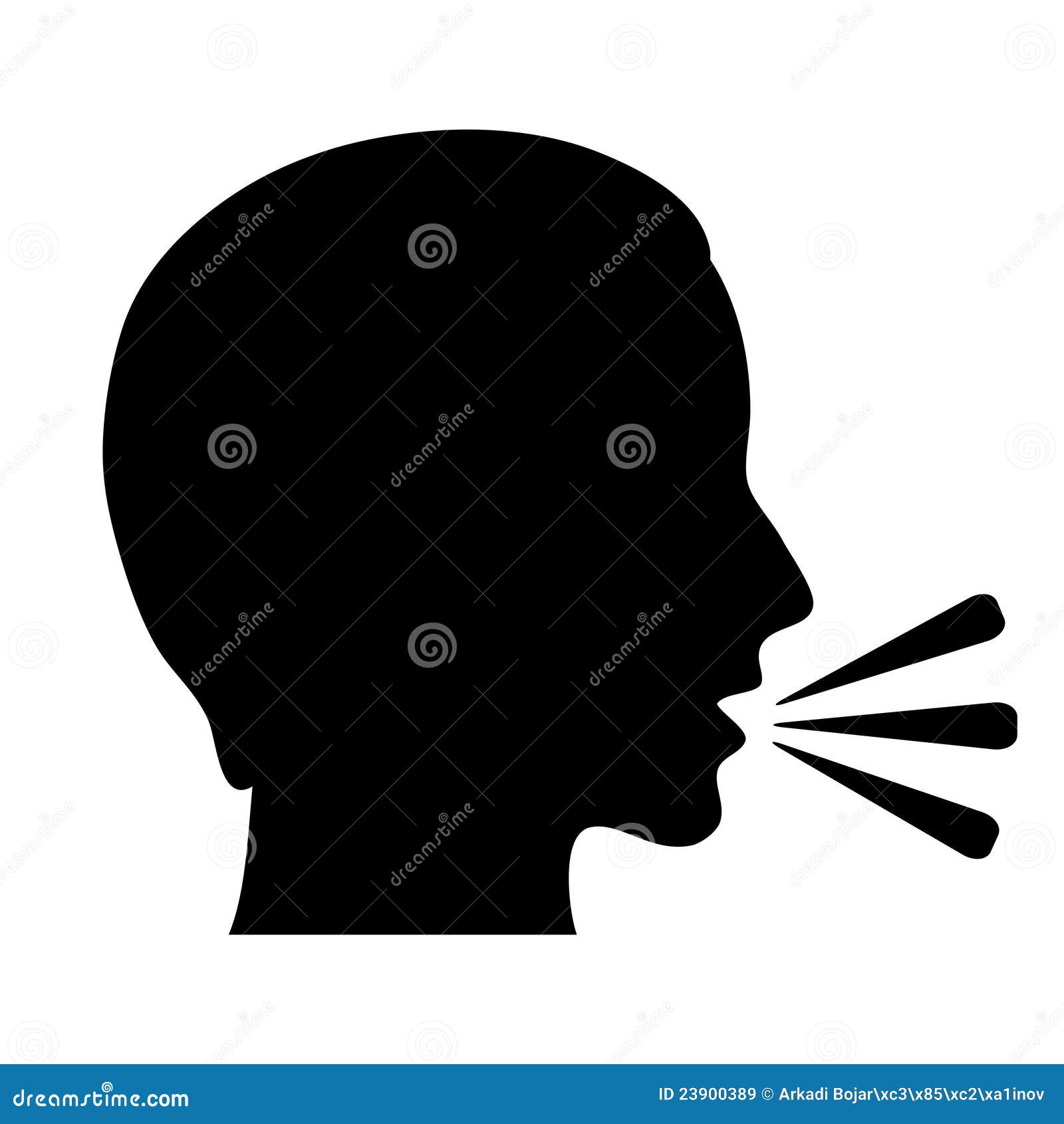 Símbolo de fala ilustração do vetor. Ilustração de isolado - 23900389