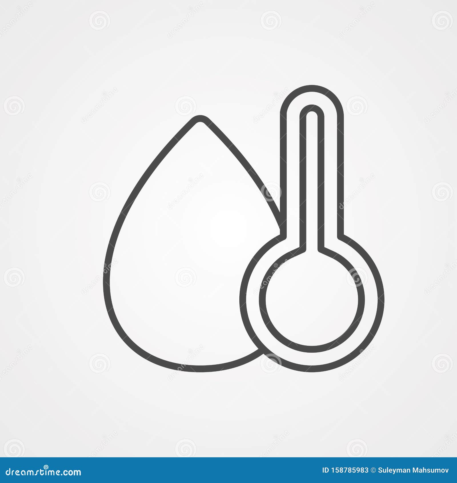 SÃ­mbolo De SÃ­mbolo De Icono Del Vector De Agua Caliente Stock de ...