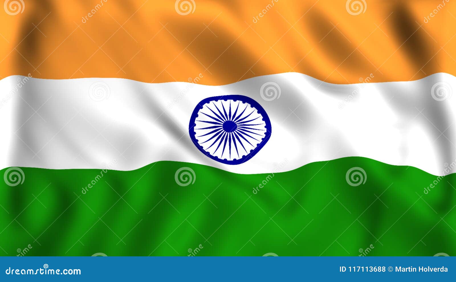 Símbolo De La Bandera De La India De La India Stock de ilustración ...