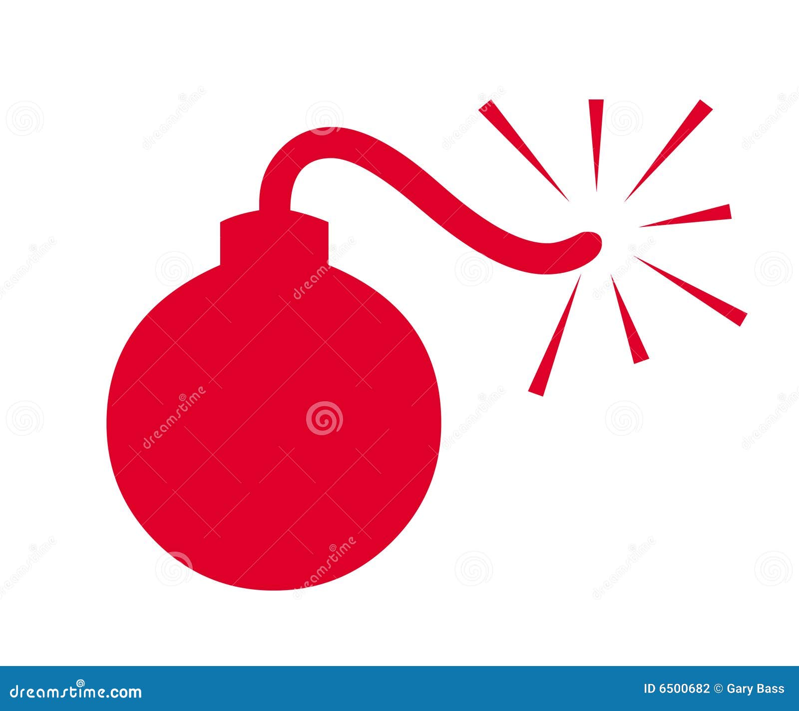 Símbolo de la bomba stock de ilustración. Ilustración de bomba - 6500682