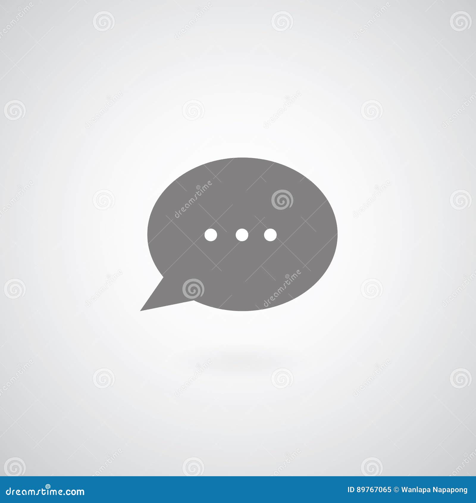 Símbolo De La Charla De La Burbuja Ilustración del Vector - Ilustración ...